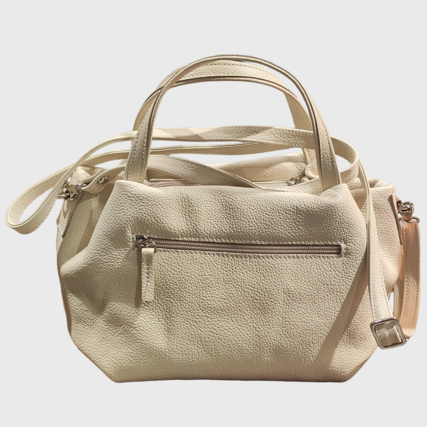 ANDREA White genuine leather women's bag craftsmanship – Pelle Nuda