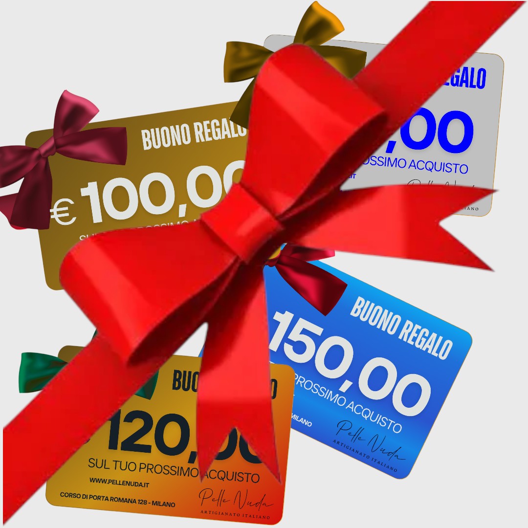 Pelle Nuda Milano Gift Cards - Give the Gift of Italian Craftsmanship